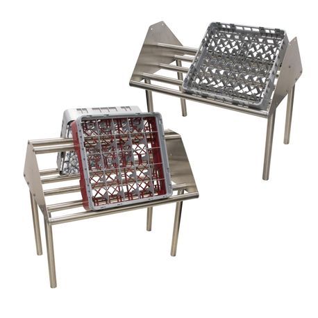 Advance Tabco DTA-79 Double Sided Slant Tubular Rack Sorting Shelf ...