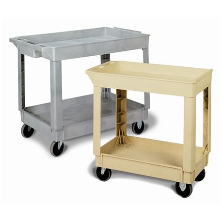 CART UTILITY 40X25.5X33 GRAY 2 SHELF | Singer Equipment Co.