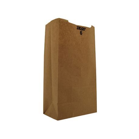 BAG PAPER #6 POUND BROWN 35BW 6x3.6x11.1 500/cs | Singer Equipment Co.