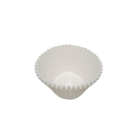 BAKE CUP 3-1/2" FLUTED PAPER WHITE 10000/cs | Singer Equipment Co.