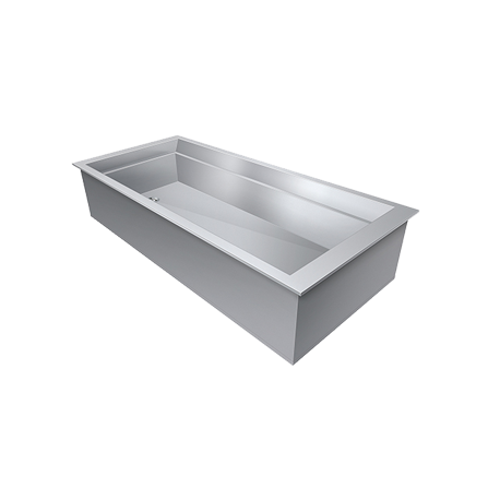 Hatco IWB-3 Drop-In Cold Food Unit, iced cold pan, 45"L x 27"D, (3) pan ...