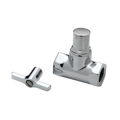 T&S Brass B-0416 Key Stop, straight loose, 1/2" IPS female inlet ...