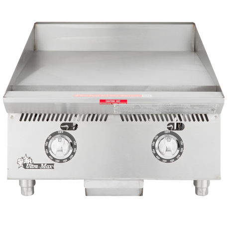 Star 824TA 24" Gas Griddle with Manual Controls, 1" Steel Plate, Gas ...