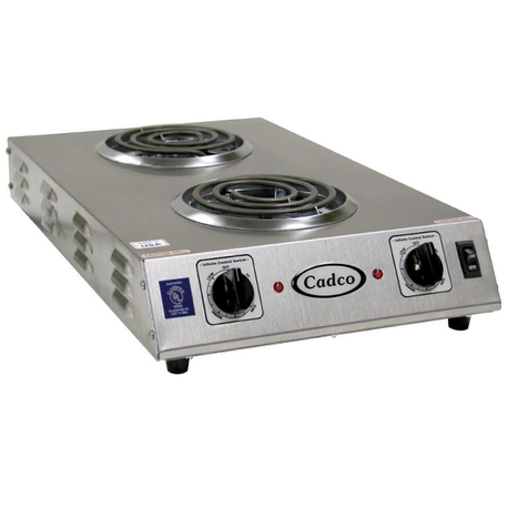 Cadco CDR-1TFB Portable Hot Plate, countertop, electric, front to back ...