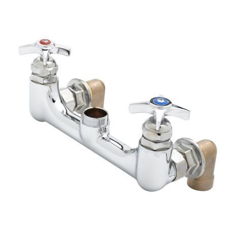 T&S Brass B-0290-LN Kettle & Pot Sink Mixing Faucet, wall mount, 8 ...