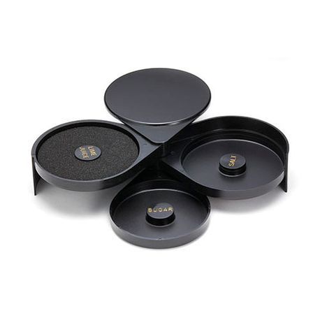 GLASS RIMMER 3 TIER BLK 24ea/cs | Singer Equipment Co.