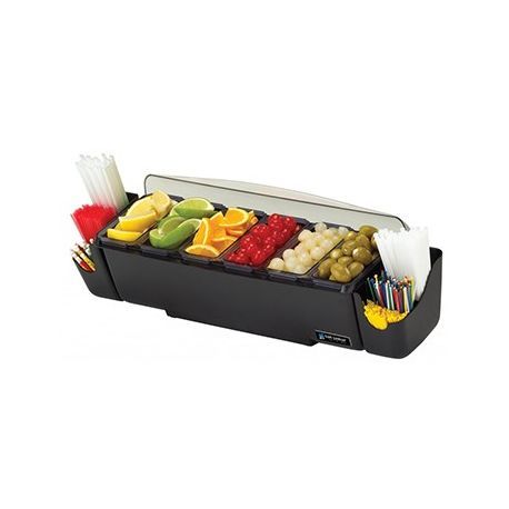 CONDIMENT HOLDER DOME 6/1 PINT TRAYS 2 SNAP ON CADDIES | Singer ...