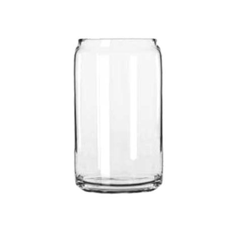 BEER CAN GLASS 16oz 5-1/4"H CLEAR 24ea/cs | Singer Equipment Co.
