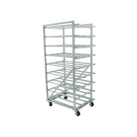Advance Tabco CR10-162M-X Can Rack, mobile design with casters, with ...