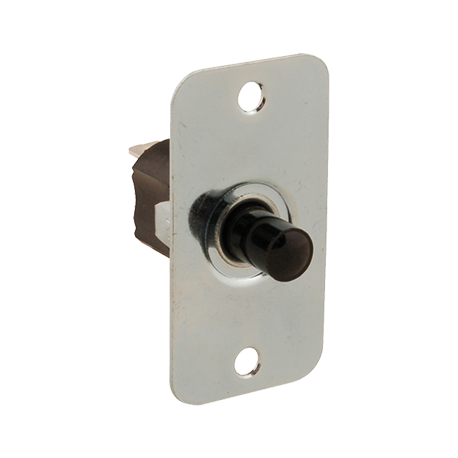Allpoints 42-1403 Plate Mount Switch, 1/2" plunger, momentary on/off ...