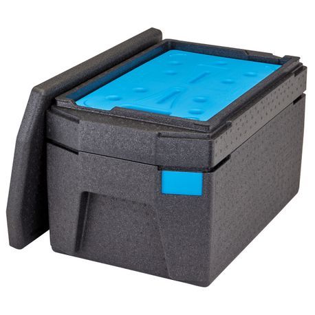 Cambro CP3253443 Cam GoBox Full Size Glacier Blue Camchiller | Singer ...