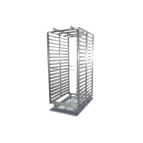 Baxter BDRSB-10 Roll-In Double Oven Rack, (10) slides hold (20) 18" x ...