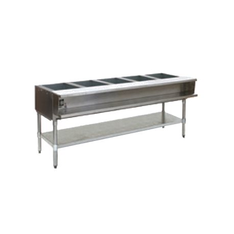 Eagle AWTP5-NG Water Bath Hot Food Table, natural gas, 79"W x 30-1/2"D ...