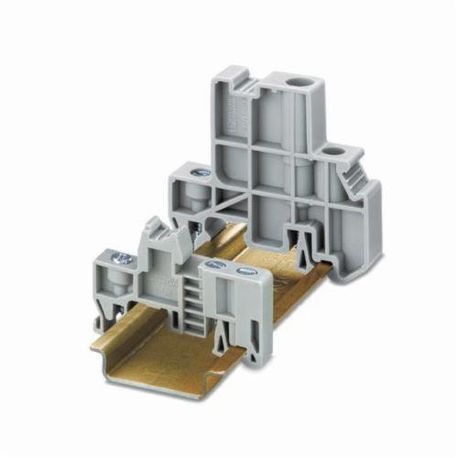 Phoenix Contact 1201442 CLIPLINE End Clamp, For Use With DIN Rail ...