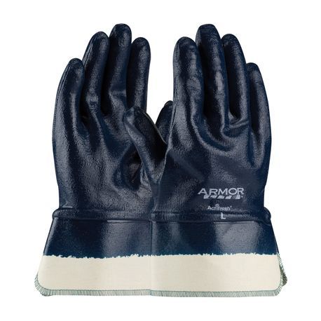 PIP® Armorlite® 56-3176/M Dipped Chemical-Resistant Gloves, M, Nitrile ...