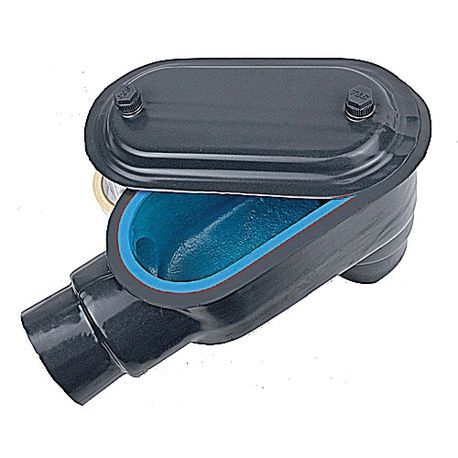 Ocal® Ocal-Blue® LB37-G Type LB Conduit Body, 1 in Hub, Form 7 Form, 10 ...