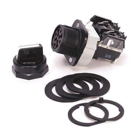 Rockwell Automation 800HC-HRX2B Non-Illuminated Selector Switch, 30.5 ...