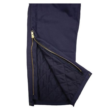 TECGEN® FR BIB6DCMQ2-34X30 Deluxe Line Bib, Brown, Duck, 30 in L Inseam ...