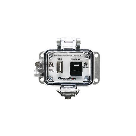 GracePort P-P11R62-B3RX PANEL INTERFACE CONNECTOR WITH USB TYPE A/F TO ...