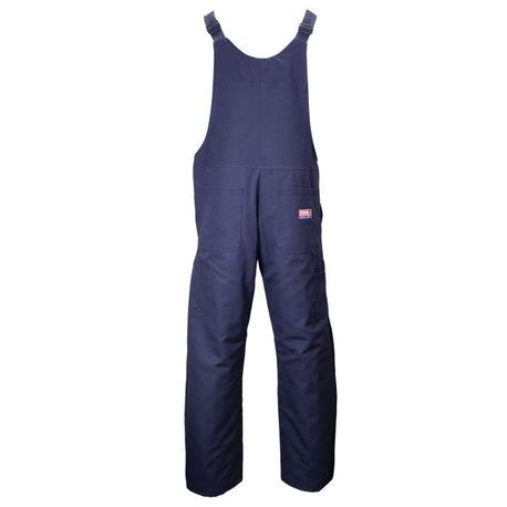 TECGEN® FR BIB6DNVQ2-36X30 Deluxe Line Bib, Navy, Duck, 30 in L Inseam ...