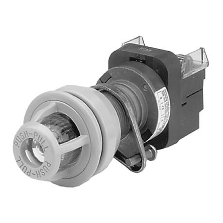 Rockwell Automation 800H-FPXP16MA1 Illuminated Push-Pull Switch, 1NO ...