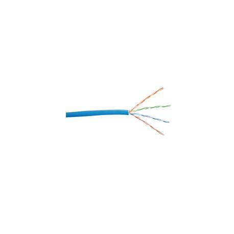 comCables™ BC-C5EPL-BL Cat 5e Enhanced Ripcord Unshielded UTP Plenum ...