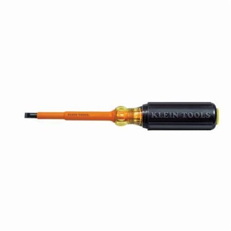 Klein® 602-4-INS Screwdriver, Slotted Point, 1/4 in Point, Steel Shank ...
