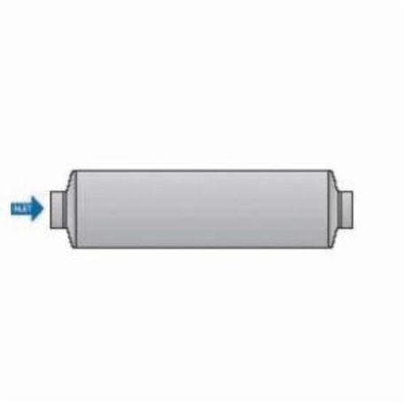Donaldson® M090009 1-Style Round Muffler, 4.02 in NPT Inlet x 4.02 in ...