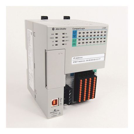 CompactLogix 5370 L1 Controller, Dual Ethernet w/DLR capability, 384KB ...