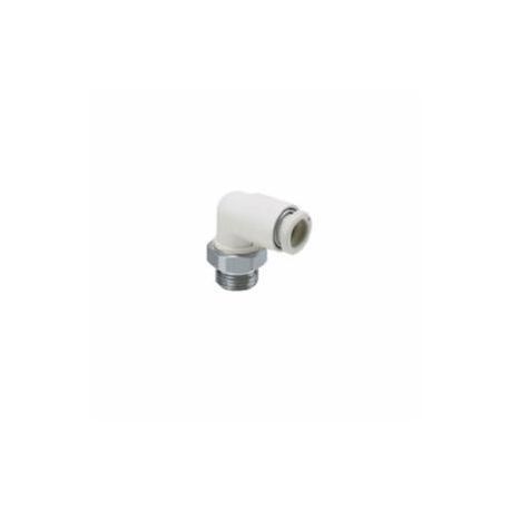 SMC® KQ2L Male Elbow, 1/4 x 1/8 in, Tube x Universal, -100 kPa to 1 MPa ...