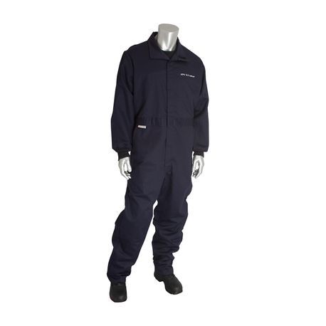 PIP® 9100-2170D/6X 9100-2170D Clothing Coverall, 6XL, Navy, Cotton ...