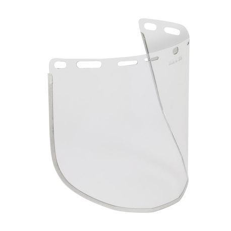 Bouton® 251-01-7204 Curved Optical Safety Visor With Aluminum Binding ...