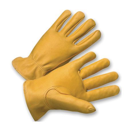 PIP® 9920K/M Unisex General Purpose Gloves, Drivers/Work, Gunn Cut/Keystone Thumb Style, M ...