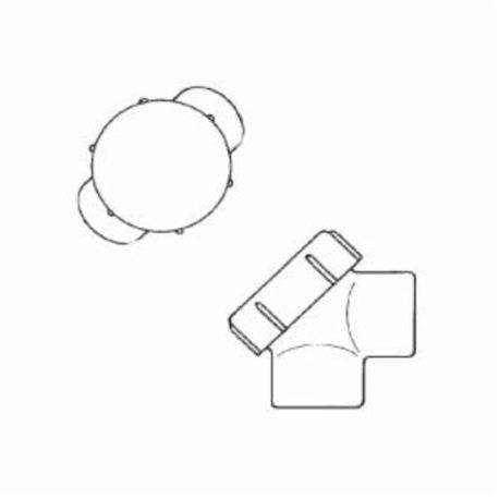 Crouse-Hinds Condulet® LBY35 Service Entrance Elbow, 90 deg, Feraloy ...