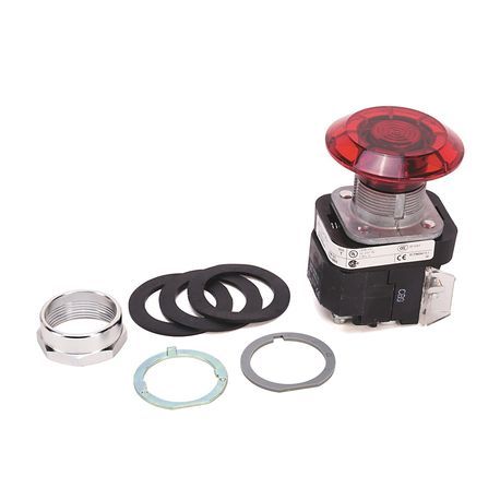 Rockwell Automation 800T-FXJP16RA1 Illuminated Push-Pull Switch, 30.5 ...