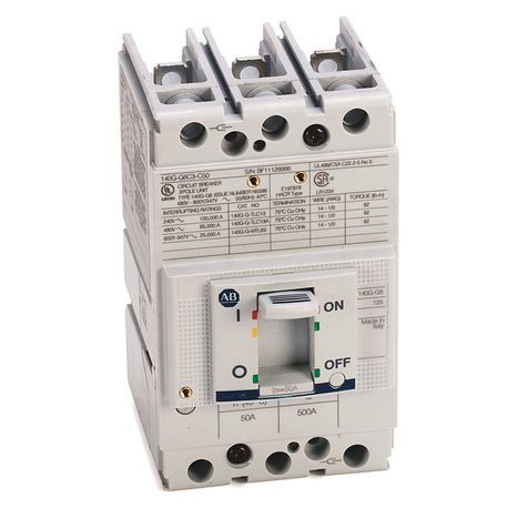 Rockwell Automation 140G - Molded Case Circuit Breaker, G frame, 65 kA ...