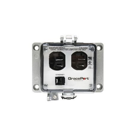 GracePort P-R2-K3RD0 PANEL INTERFACE CONNECTOR WITH RJ45, PANEL MOUNT ...