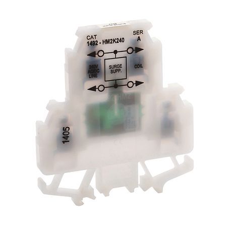 1492-H Finger-Safe Terminal Blocks, H-Block,Code 2,White,No Bulk Pack ...