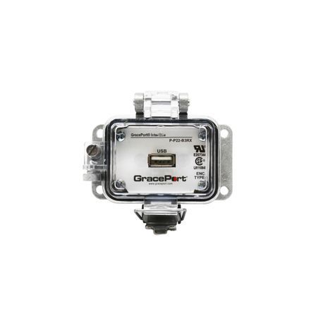 GracePort P-P22-B3RX PANEL INTERFACE CONNECTOR WITH USB TYPE A/F TO A/F ...