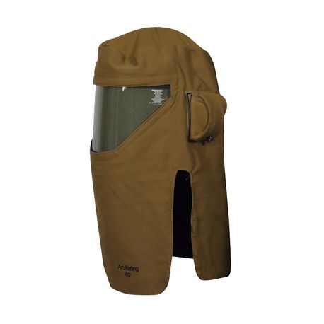 ArcGuard® H65KDQTFANPV Arc Flash Hood, Universal, Caramel, DuPont ...
