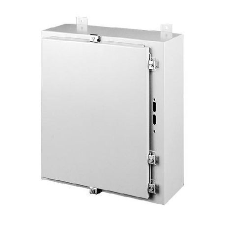 Hoffman A24HS2108LP A19 Disconnect Enclosure With Clamp, 24 in L x 21.38 in W x 8 in D, NEMA 4 ...