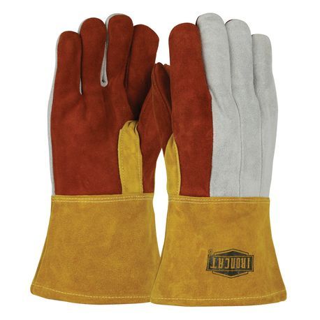 PIP® 2086GLF Premium Grade Welding Gloves, L, Split Cowhide Leather ...