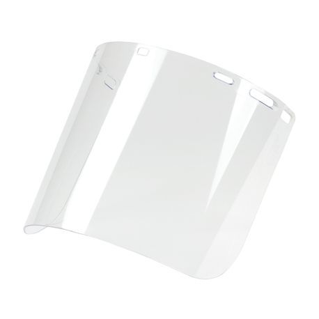 Bouton® 251-01-7301 Molded Cylindrical Optical Safety Visor, Clear ...