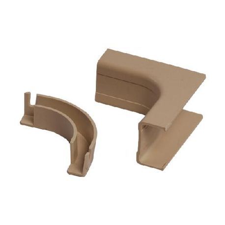 Multilink® 99496K Flat Raceway Elbow, 1 in Bend Radius, 1-3/4 in, PVC | SMC