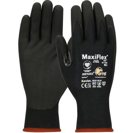 ATG® MaxiFlex® Cut™ 34-1743/S Micro Foam Grip Cut-Resistant Gloves, S ...