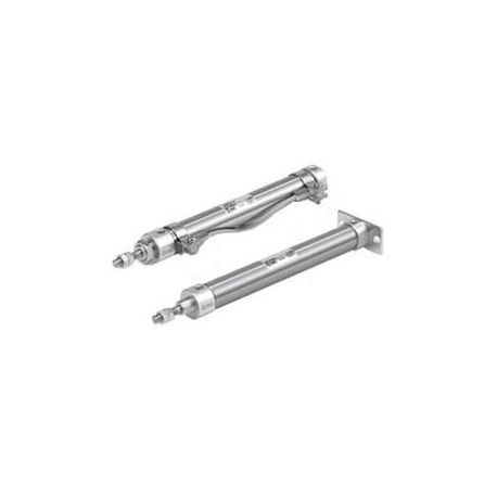 SMC® CDJ2B16-100Z-B CJ2 Single Rod Air Cylinder, 16 mm Cylinder Bore, 100 mm L Stroke, Double ...