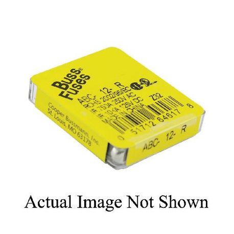 Bussmann ABC-12-R Small Dimension Fast Acting Fuse With Nickel Plated ...
