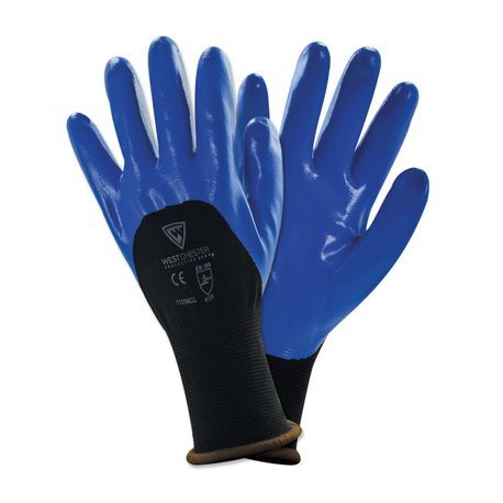 PIP® PosiGrip™ 715SNC/L Anti-Bacterial Chemical-Resistant Gloves, L ...
