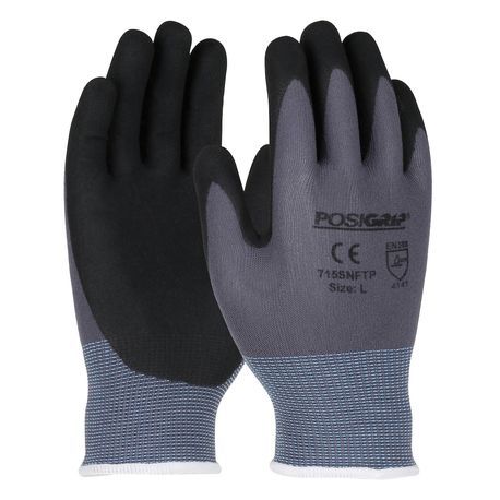 PIP® PosiGrip™ 715SNFTP/XXL Unisex General Purpose Gloves, Coated/Work ...