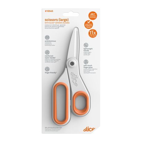 Slice™ How To Cut™ 10545 Scissor, Ceramic Blade, Nylon Handle | SMC